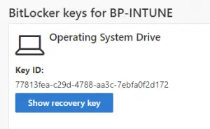 Disable BitLocker Recovery Key Self-Service in Intune - Brooks Peppin's ...